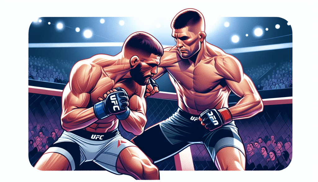 Découvrez Tim Welch en train de distraire Merab Dvalishvili à l'UFC 306 ...