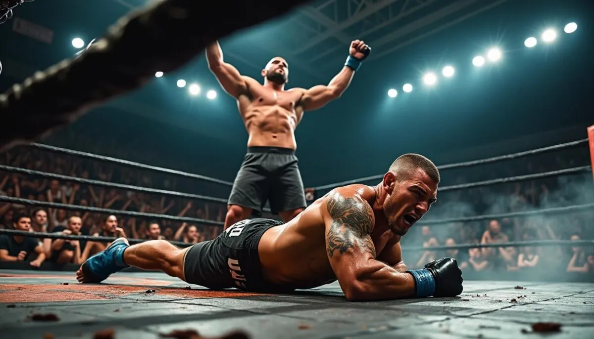Un street fighter tombe au tapis après avoir défié Jon Jones 🥊😲