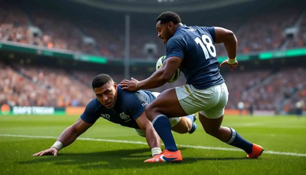 💥 Nelson Asofa-Solomona démarre en poids lourd en stoppant Latimore ⚡